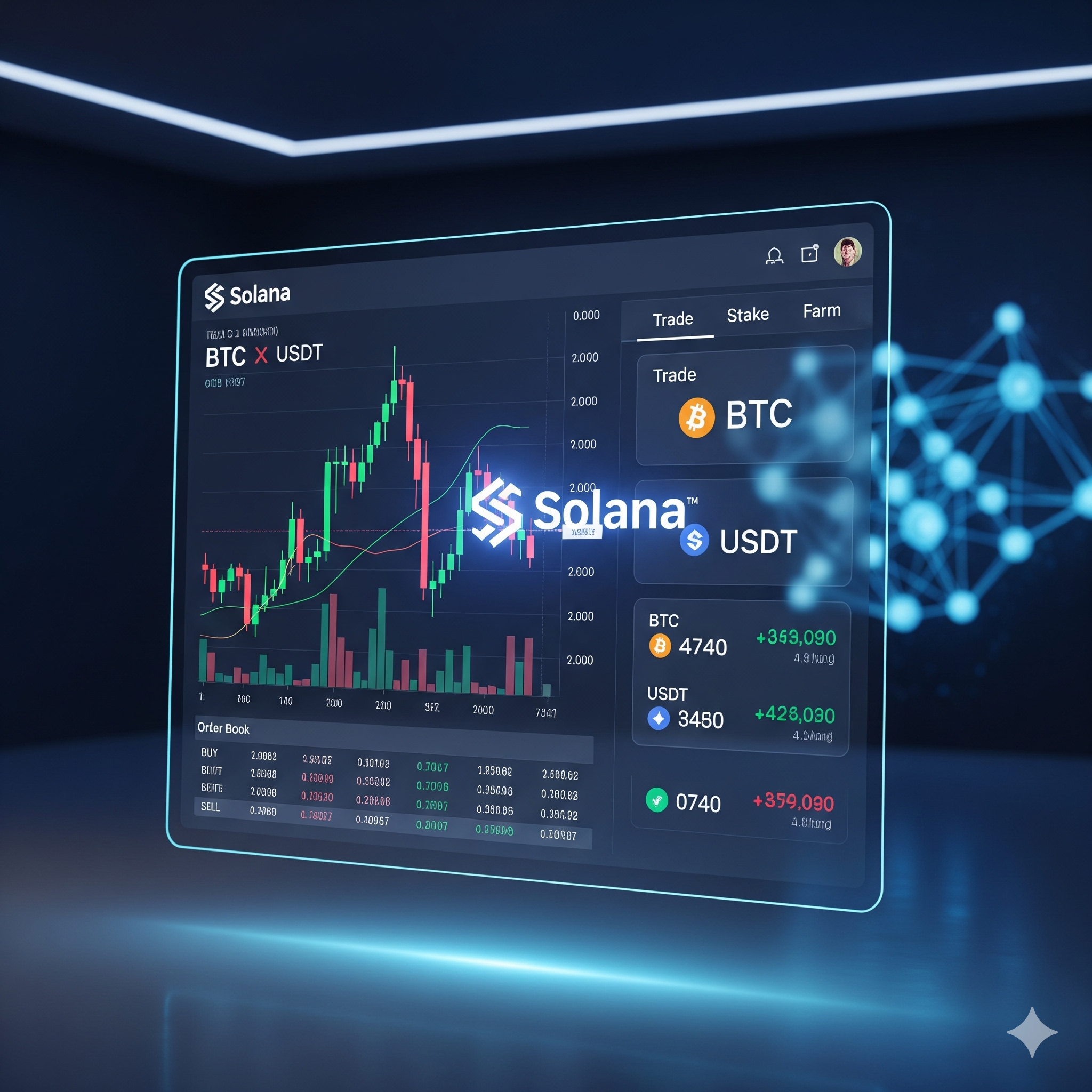 Exchange BTC to USDT SOL | Bitcoin to Tether Solana Instant Swap | Best ...