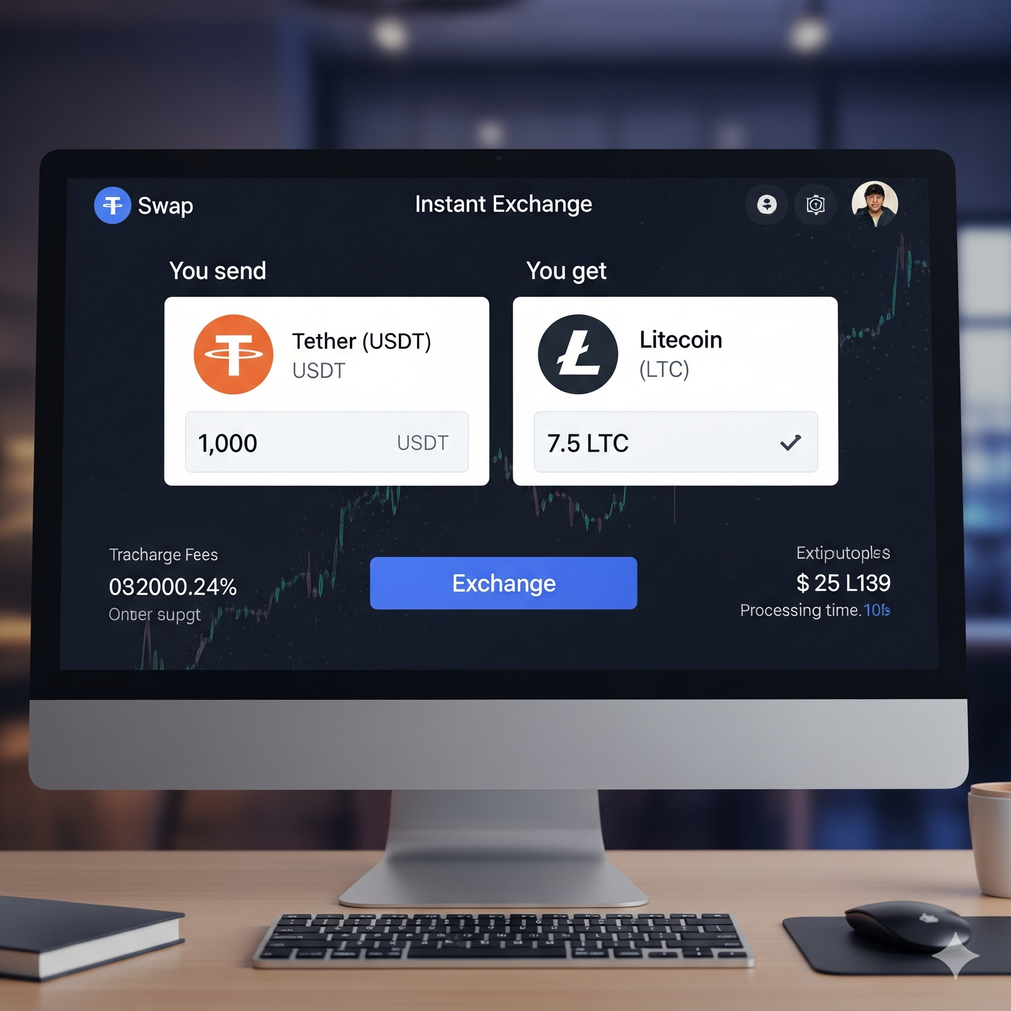 Exchange USDT TRC20 to LTC | Tether to Litecoin Instant Swap | Best USDT/LTC Rate 2025