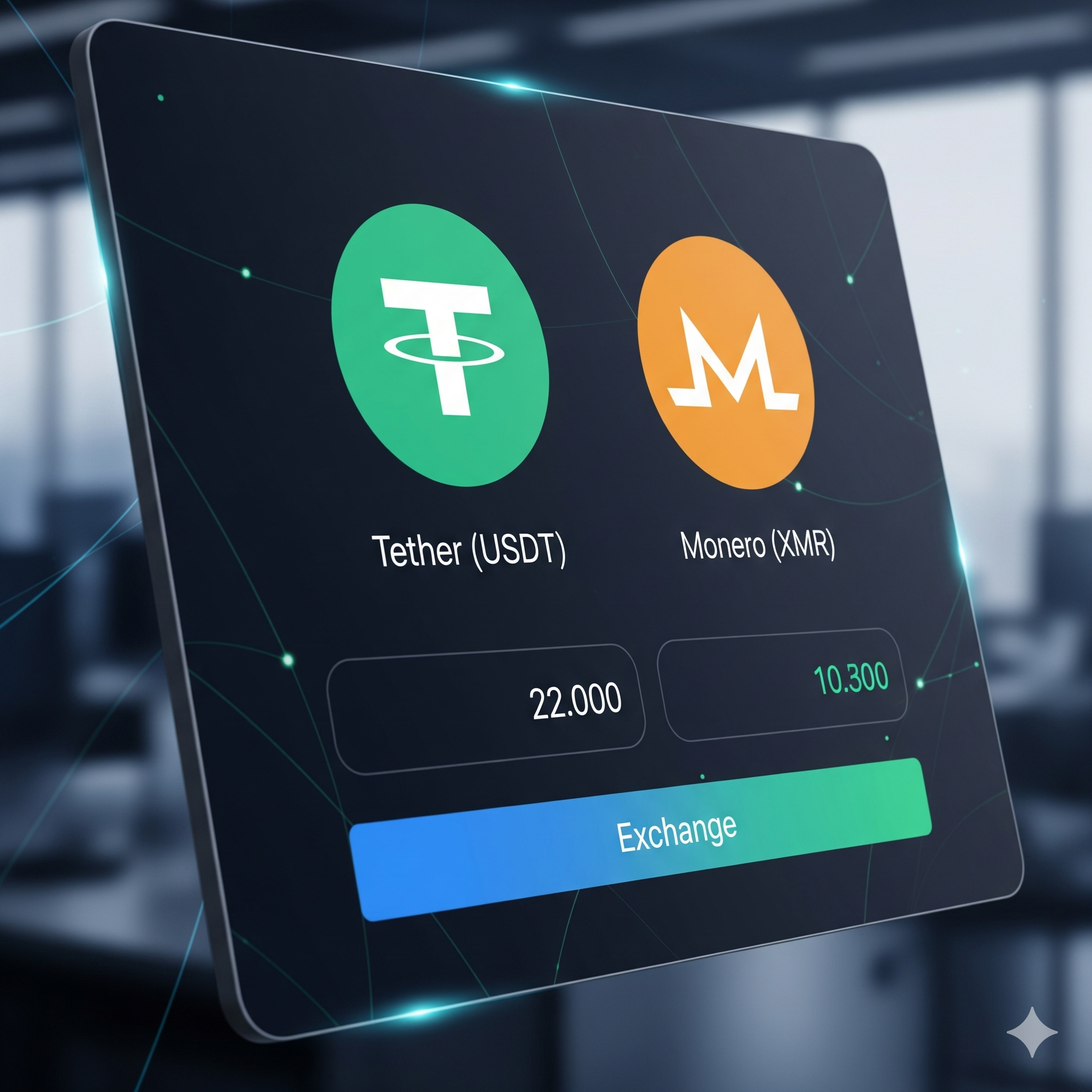 Exchange USDT TRC20 to XMR | Tether to Monero Private Swap | Best USDT/XMR Rate 2025